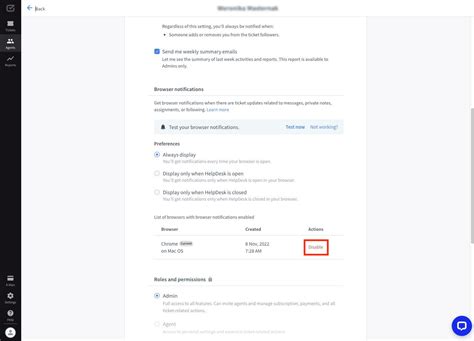 Enable Browser Notifications Helpdesk Help Center