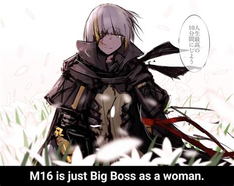 M16 Is Just Big Boss As A Woman M16 Is Just Big Boss As A Woman