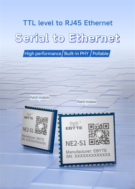 Ebyte Ne2 S1 Tb Ttl To Network Port Rj45 Ethernet Module Modbus Gateway