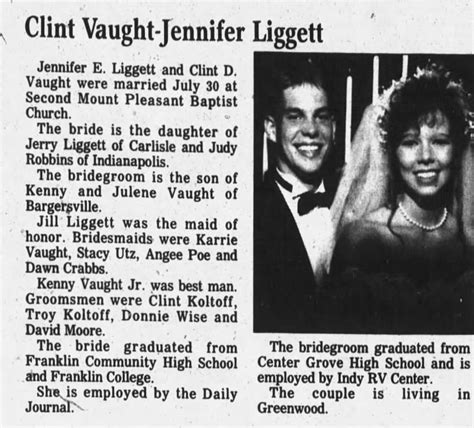 Marriage Of Liggett Vaught ™