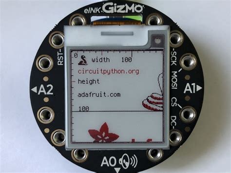 circuitpython adafruit circuit playground tri color e ink gizmo