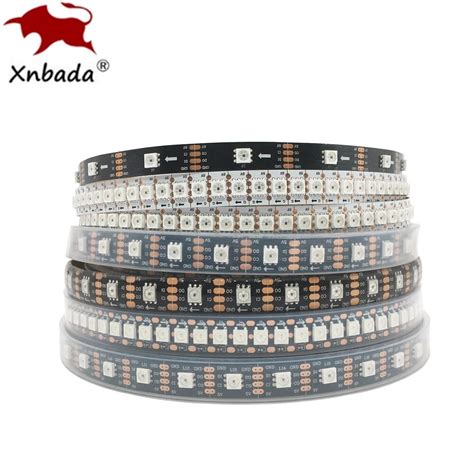 apa102 sk9822 30 60 72 96 144leds pixels m smart rgb led pixel strip data and clock seperately