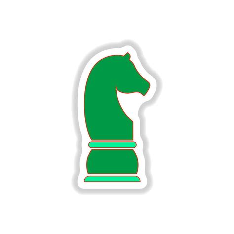 종이 스티커 스타일 체스 벡터 Eps Ai Uidownload