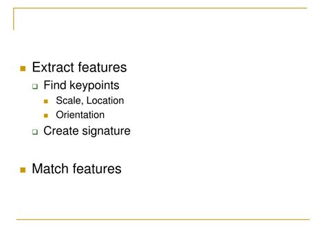Ppt Object Recognition From Local Scale Invariant Features Sift