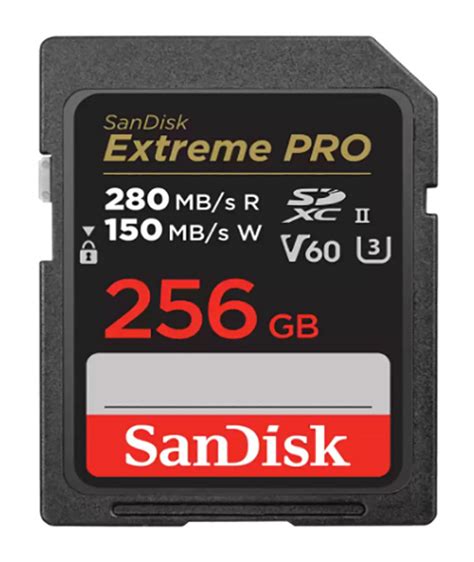 Карта памяти SanDisk Extreme PRO 256GB V60 UHS-II SD cards (SDSDXEP ...