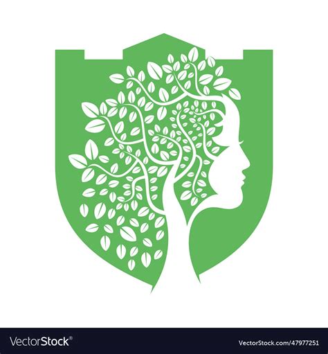 Woman Tree Template Design Royalty Free Vector Image