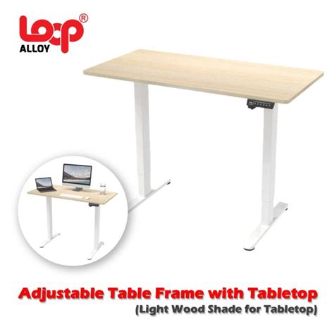 Loop Alloy Adjustable Table Frame With Tabletop Lazada PH
