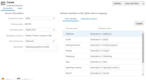Integrate Essbase With Autonomous Database Using Federated Partitions