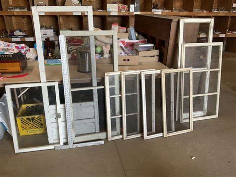 9 Assorted Windows And Screens Legacy Auction Company