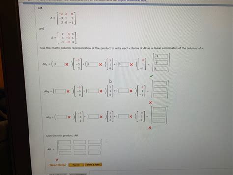 solved let 3 3 0] 20 1」 and 2 0 0 b1 3 1 l 1 24 use the