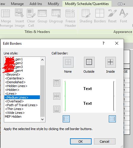 solved revit schedule lines between groups autodesk community