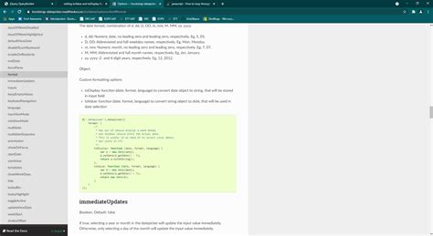 setting tovalue and todisplay for bootstrap datepicker · issue 913 · mistic100 jquery