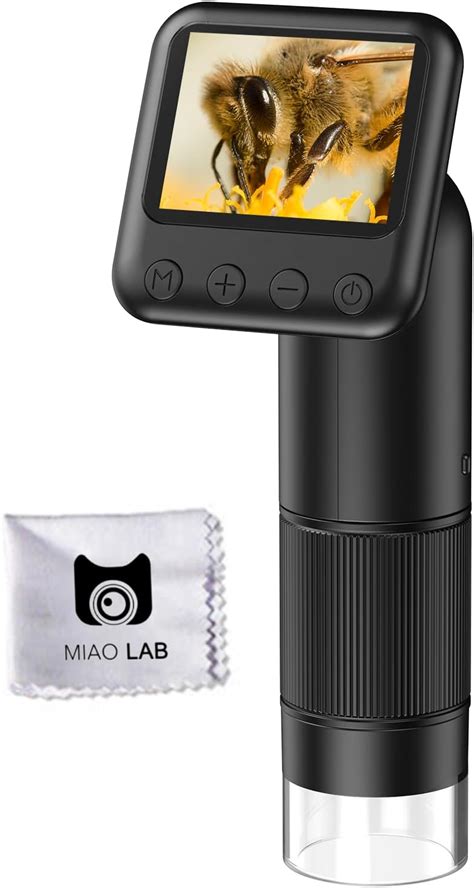 Lcd Digital Microscope 800x Handheld Digital Microscope For Adults Hd Screen Pocket Microscope