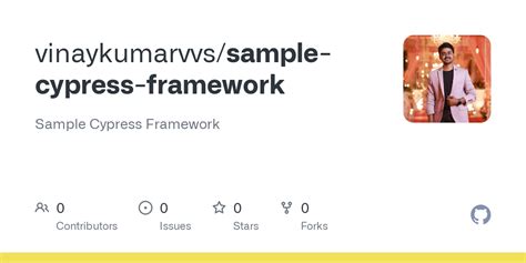 Github Vinaykumarvvs Sample Cypress Framework Sample Cypress Framework