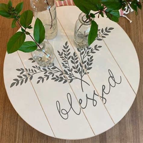 Pin By Catherine Knapp On Tables And Desks Lazy Susan Diy Lazy Susan Farmhouse Lazy Susan