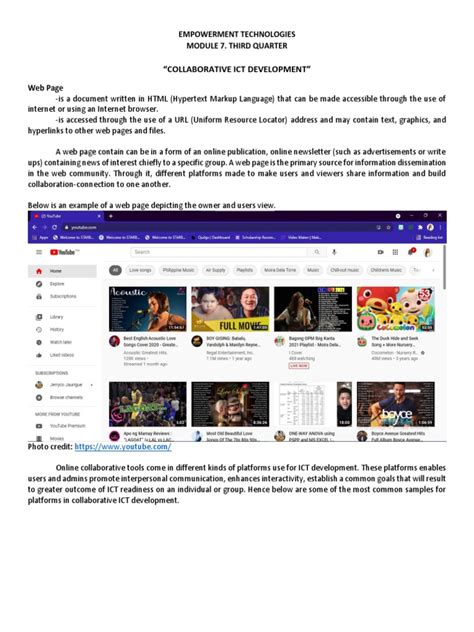 Collaborative Ict Development Pdf World Wide Web Internet And Web