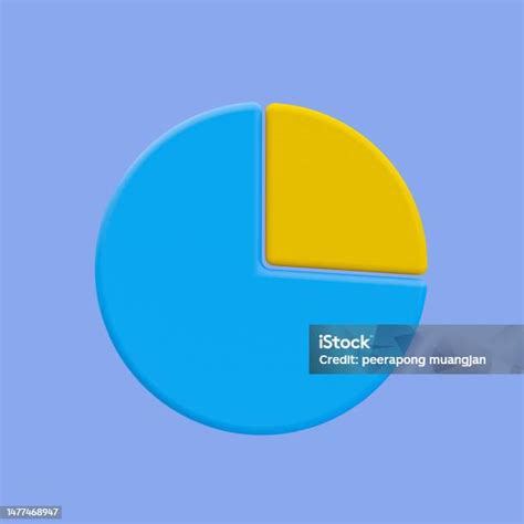 3d Minimal Pie Chart Data Analysis Icon Pie Graph Icon With Clipping