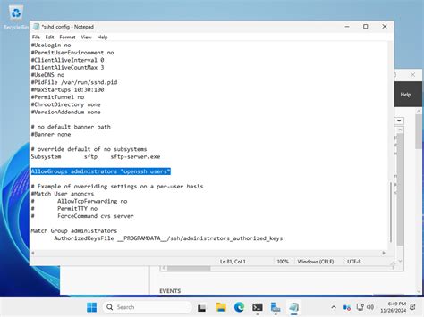 Windows Server 2025 Openssh Configure Ssh Server Server World