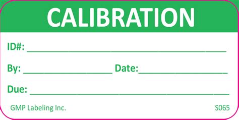 Nist Compliant Labels
