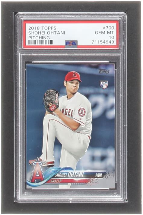 Shohei Ohtani 2018 Topps 700 Rc Psa 10 Pristine Auction