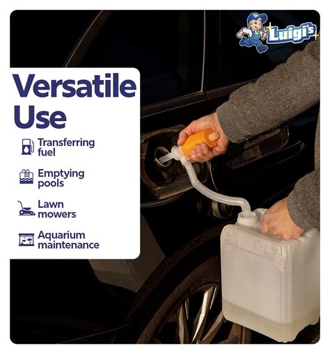 Luigis Siphon Pump Siphon Hose For Water And Gasoline