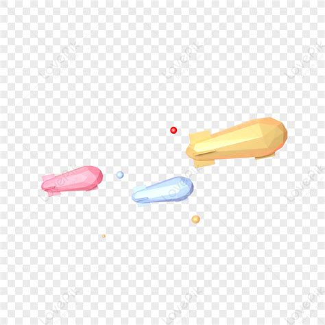 Simple Three Dimensional Missile Illustration Png Image Free Download