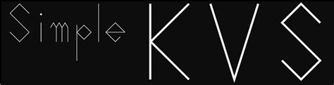 English Simple Kvs Documentation