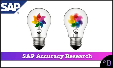 A Study Into The Accuracy Of SAP Brightwork Research Analysis