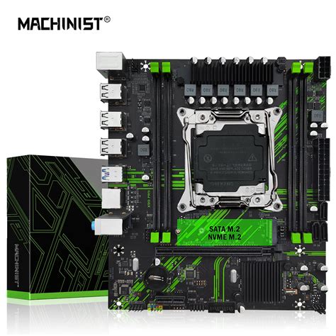 Machinist X99 Pr9 Motherboard Lga 2011 3 Support Xeon E5 2667 2666 V3 V4 Series Cpu 