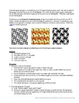 Digital Tessellation Art With Scratch Visual Programming TPT
