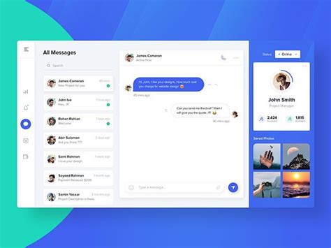 12款pc端聊天界面ui设计