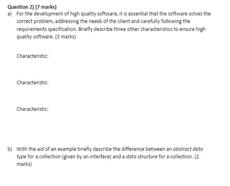 Solved A Stack Is An Example Of A Data Structure A First