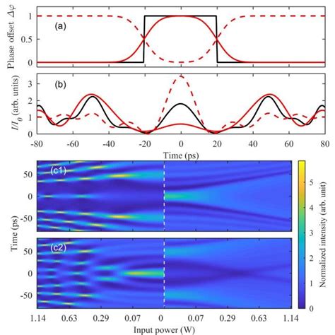 A Phase Offset Profiles Ideal Double Phase Jump Black Line Shapes