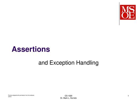 cs 1020 and exception handling ppt download