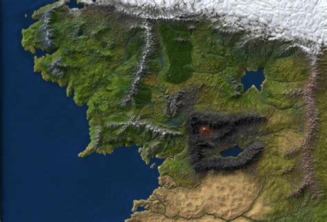 High Resolution Middle Earth Heightmap Link In Comments Rlotr
