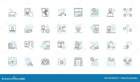 Cost Reduction Linear Icons Set Frugality Innovation Optimization Streamlining Efficiency