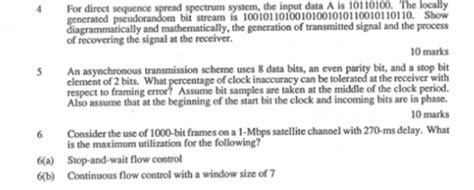 For Direct Sequence Spread Spectrum System The Input