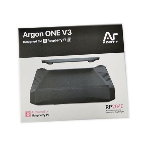 Argon V3 Pi5 Ventilated Case Aluminum For Raspberry Pi 5 On Off