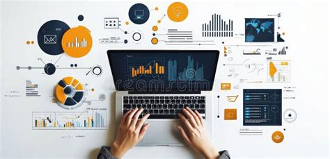 Data Analysis And Business Intelligence Stock Illustration Illustration Of Reports Dashboard