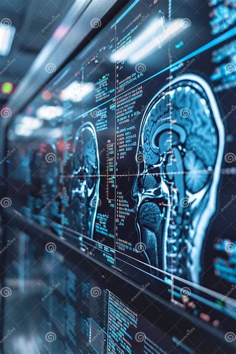 Ai Analyzing Medical Images With Superior Accuracy Compared To Humans Stock Illustration