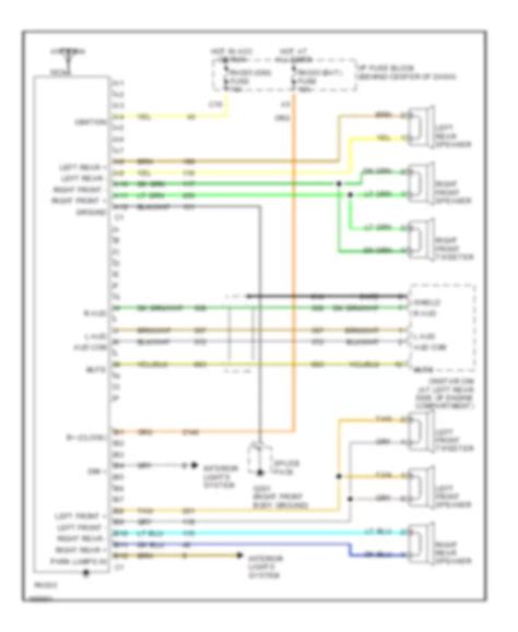 Radio Saturn Vue 2003 System Wiring Diagrams Wiring Diagrams For Cars