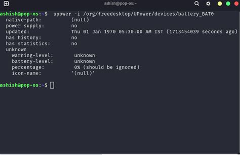 Can You Tell Me The Issue I Cant See The Battery Health R Pop Os