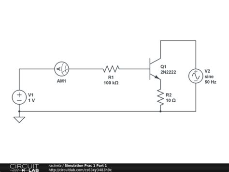 Simulation Prac 1 Part 1 Circuitlab