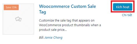 Hướng dẫn sử dụng plugin Woocommerce Custom Sale Tag
