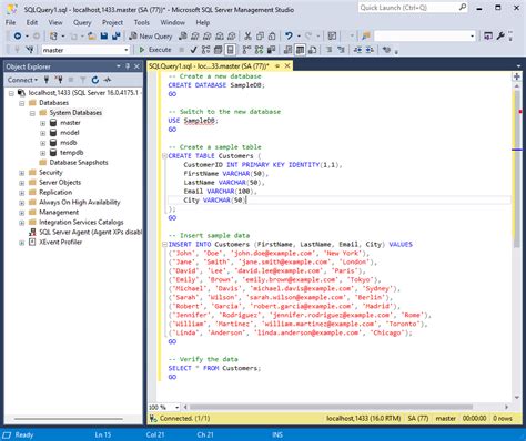 Ms Excel Connect To A Sql Server Database Run A Query And Get The
