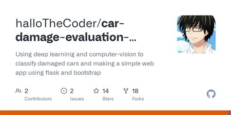 Github Hallothecoder Car Damage Evaluation Using Deep Learning Using Deep Learninig And