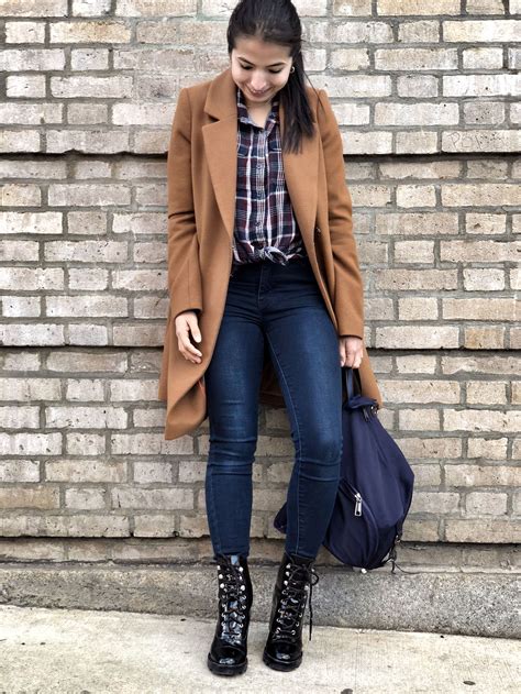 12 Ways To Wear Combat Boots Youll Fall In Love Combat Boot Outfit