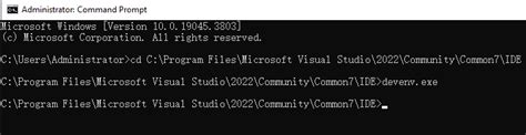 How To Execute Visual Studio With Cmd After Installing It In Windows