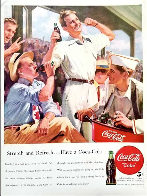 Vintage Coca Cola Advertising 1940s And 1950s The Vintage Inn