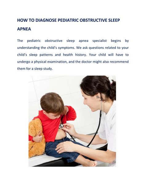 Ppt Pediatric Obstructive Sleep Apnea Risk Factors You Must Understand Powerpoint Presentation